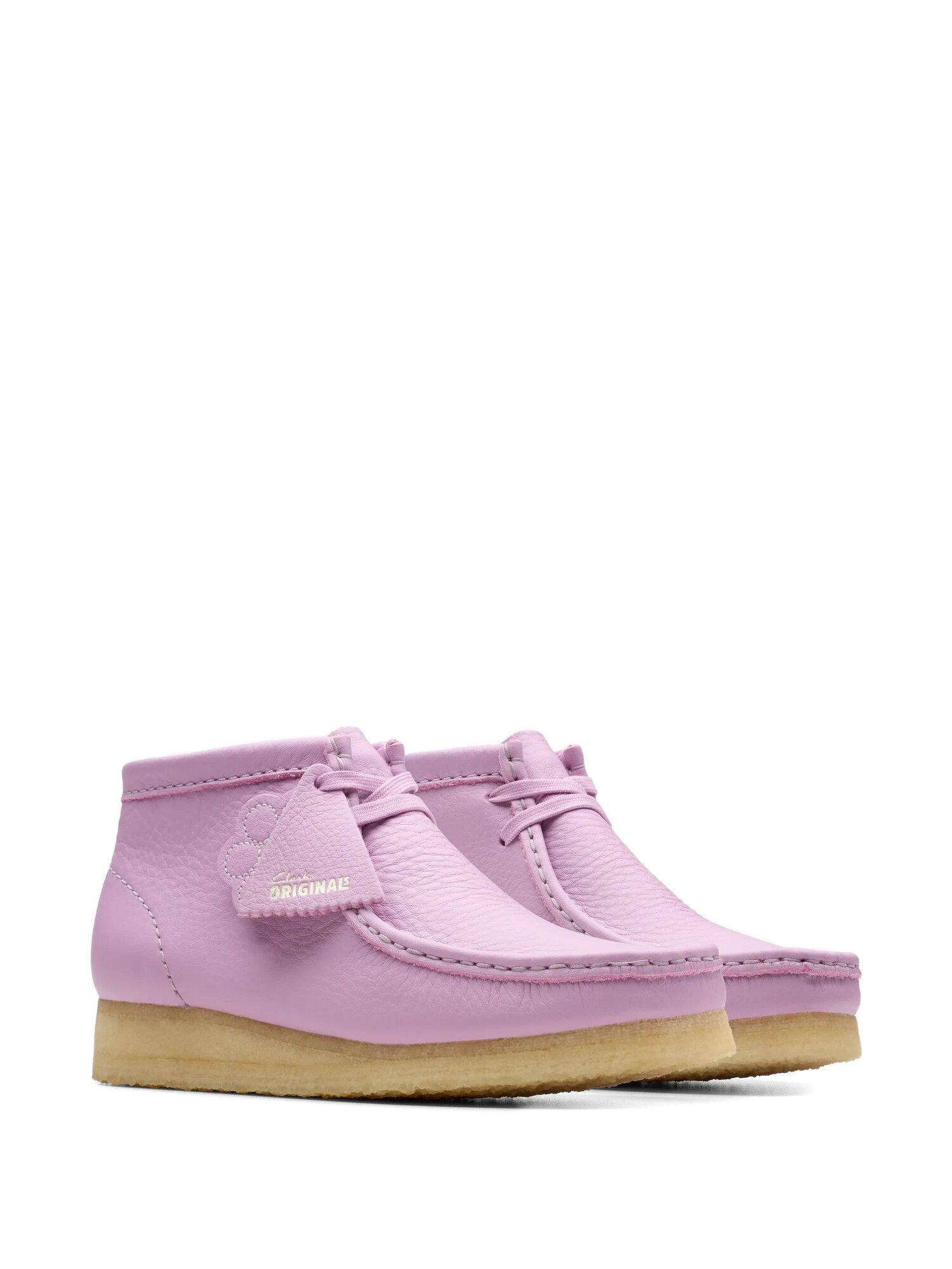 Ботинки Clarks ORIGINALs Wallabee, размер 5, розовый — фото 1