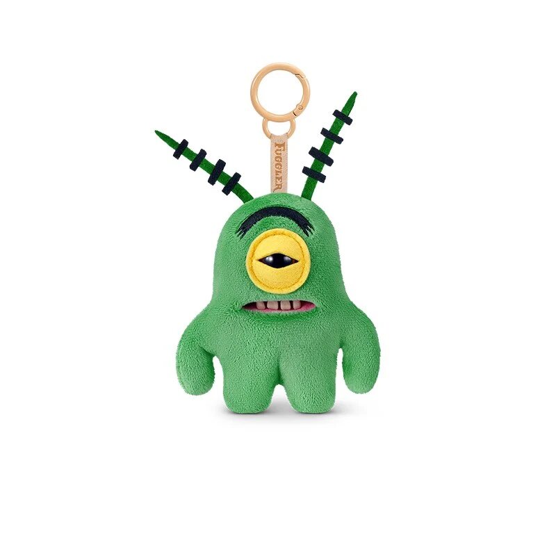 Fuggler плюшевый брелок Губка Боб Зеленый, Sheldon J. Plankton