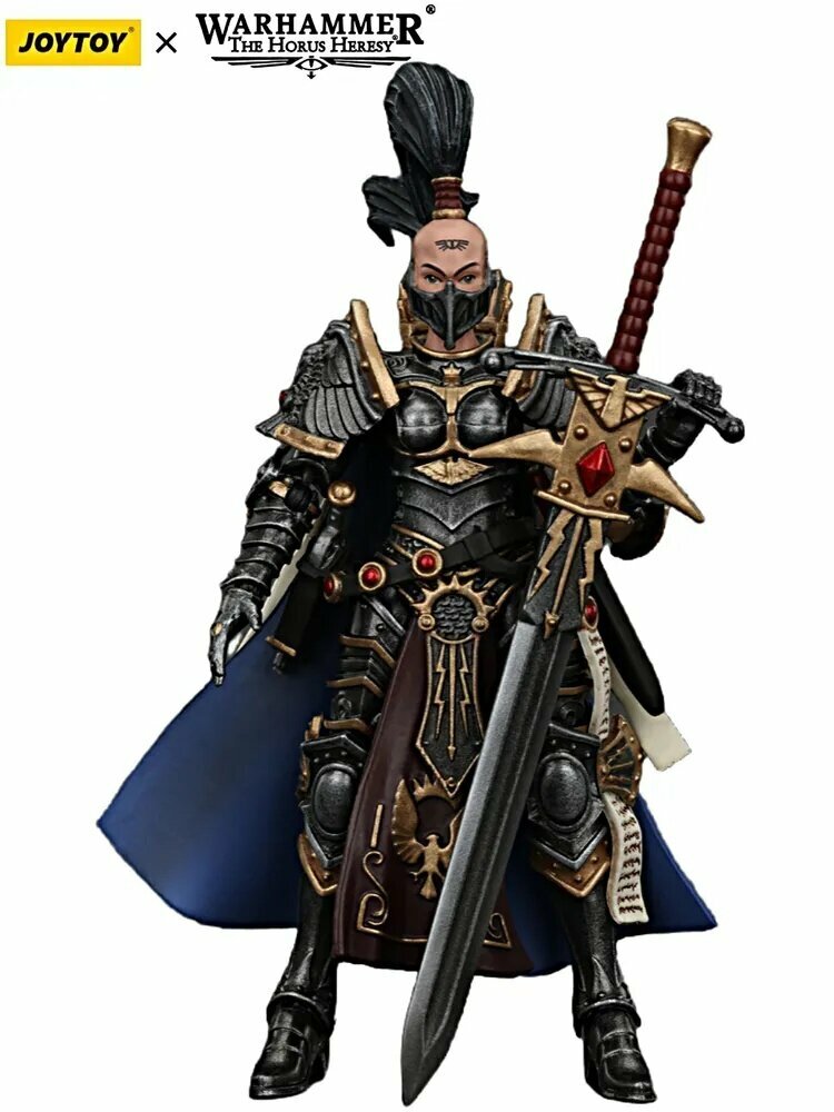 Аниме фигурки JOYTOY Warhammer The Horus Heresy 1/18 Sisters of Silence Knight-Commander Jenetia Krole Подарок модели