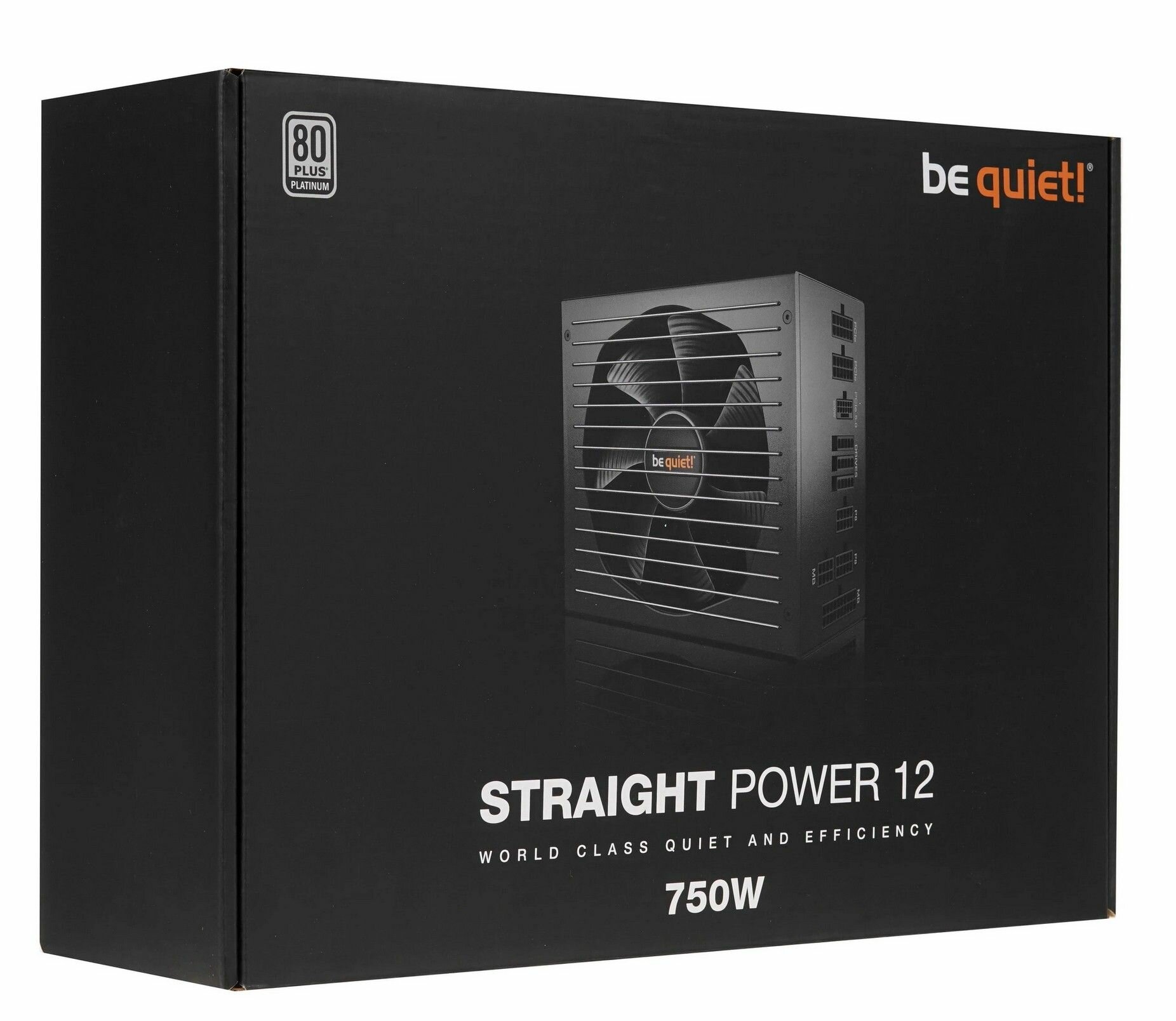 Блок питания be quiet! STRAIGHT POWER 12 750W (BN336) черный, Platinum, модульный