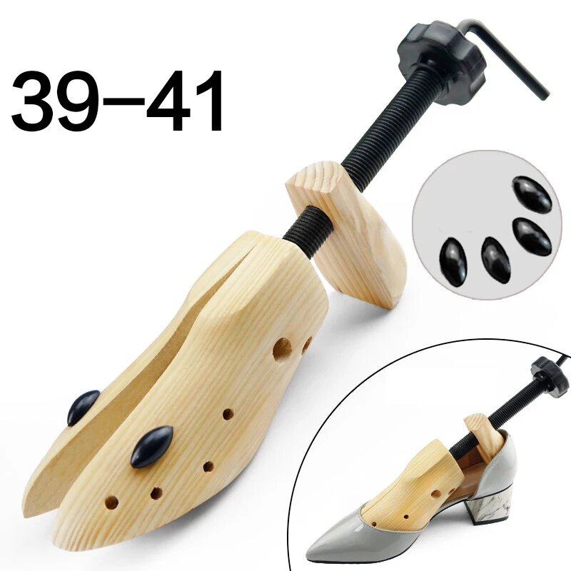 Прямая поставка, 1 шт, 2-стороннее деревянное дерево для обуви для мужчин и женщин, расширитель обуви, регулируемое устройство для растяжки обуви, формирователь, полка Sawol