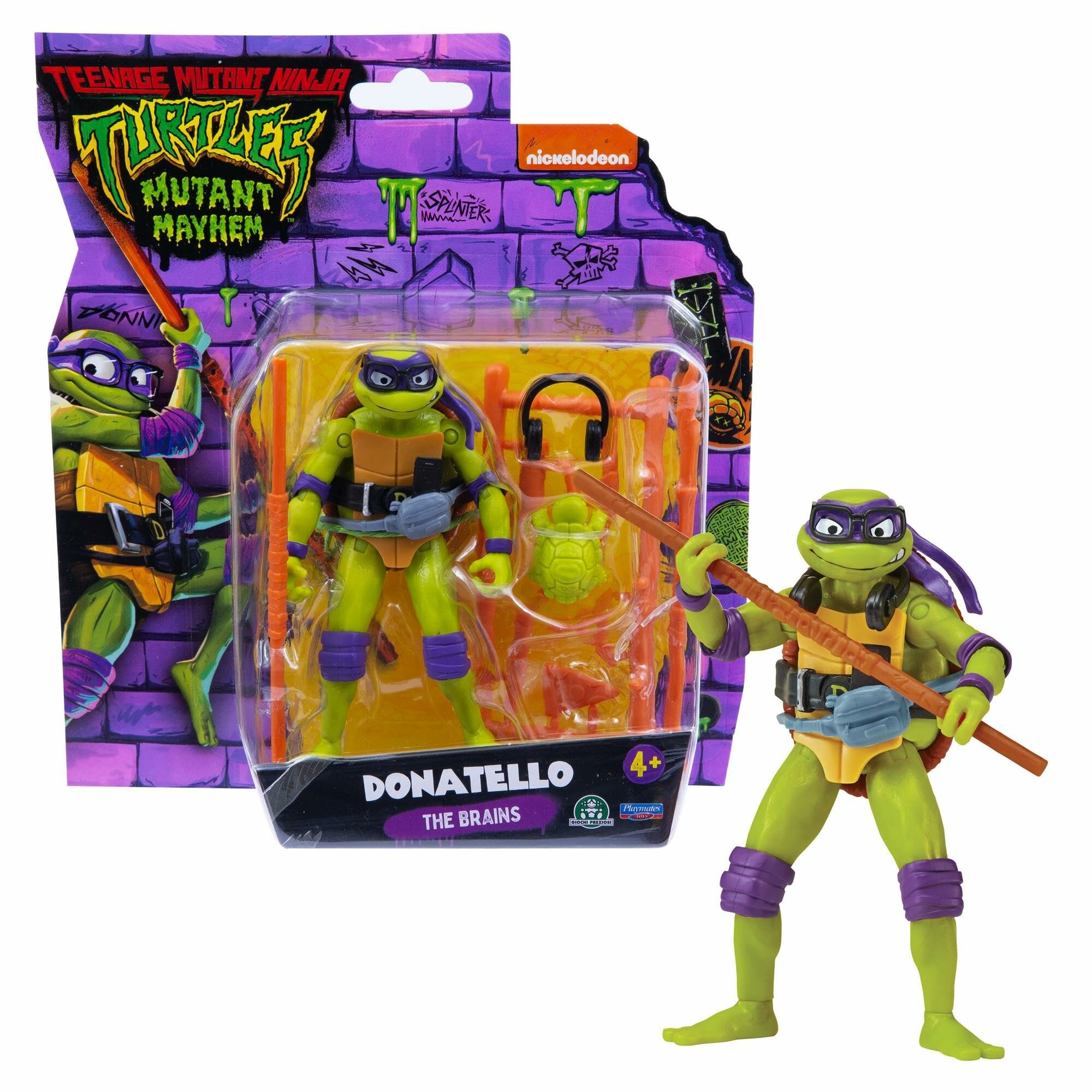 11 см Фигурка Playmates Черепашки-Ниндзя Донателло (Donatello) 83282