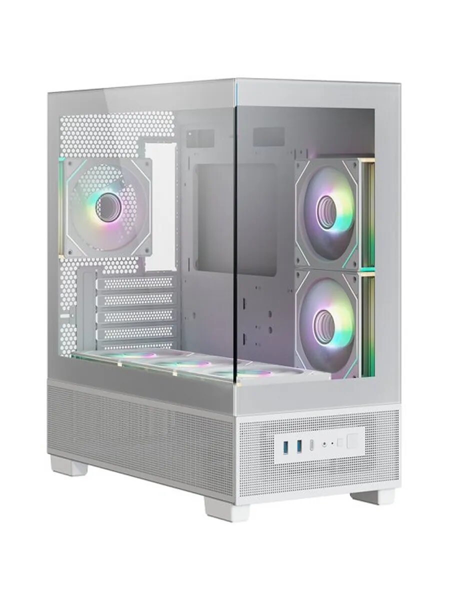 Компьютерный корпус Q500M 6ARGB-C10-UC, белый