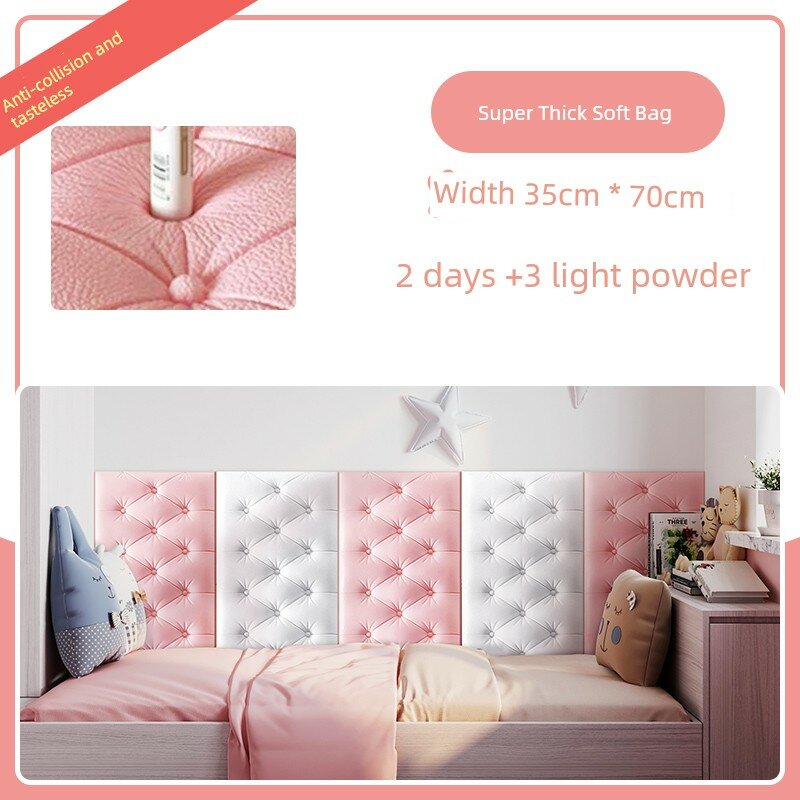 Наклейки на стену, защищающие от ударов, наклейки из пеноматериала для изголовья кровати, самоклеящиеся обои для