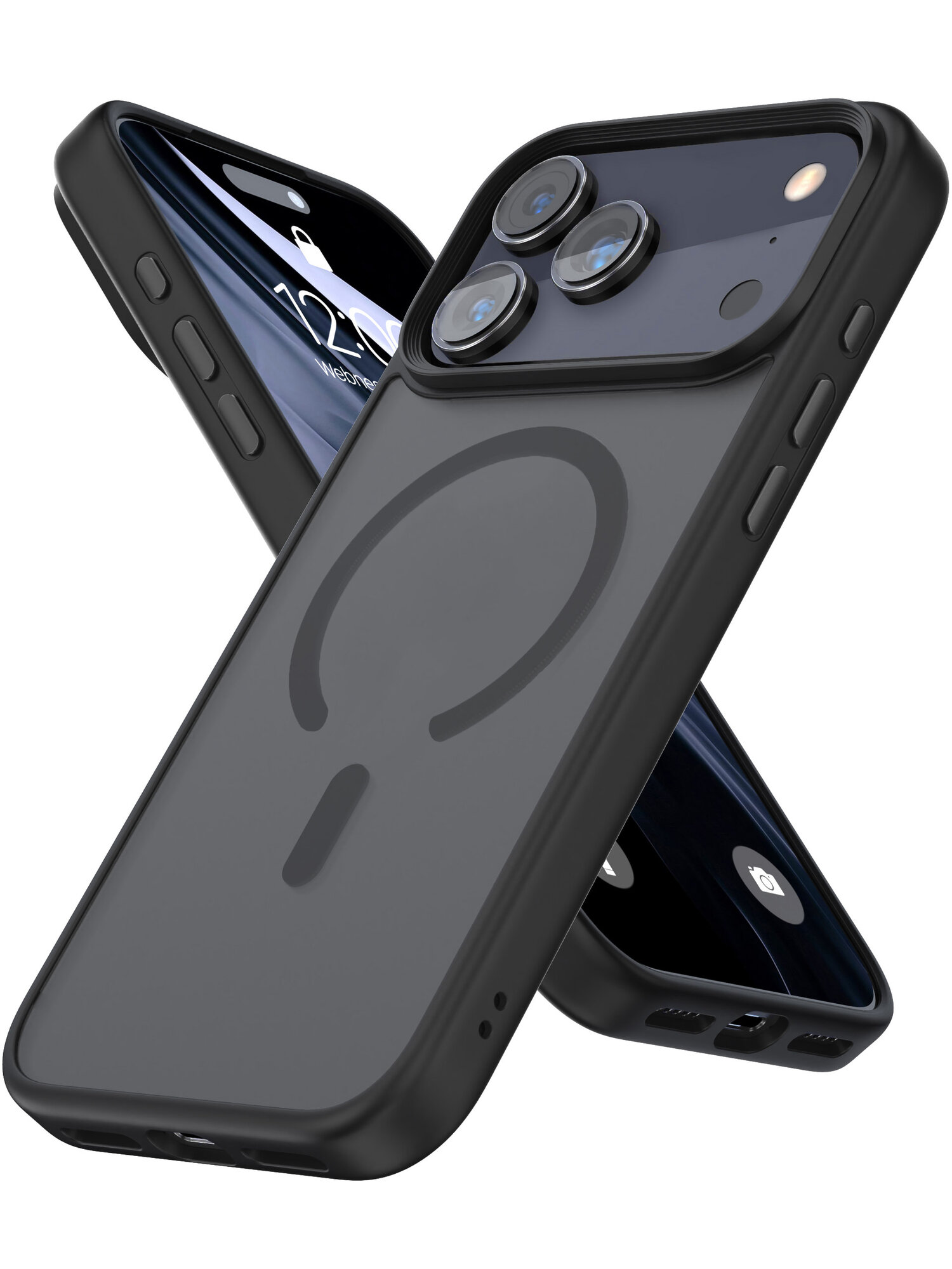 ZAZPOL Чехол для iPhone 17 Pro / айфон 17 Pro / айфон 17 про магнитный, совместимый с магсейф, противоударный