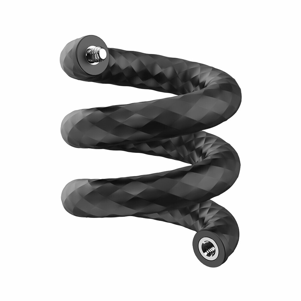 Гибкий штатив для камеры с поворотным креплением Bendable Phone Stand держатель для спортивной камеры гибкий штатив с винтом и резьбой 1/4 дюйма длина 50см замена для GoPro 12 DJI Action 4 Insta360 X4 X3 Ace Pro черный цвет материал алюминий силикон