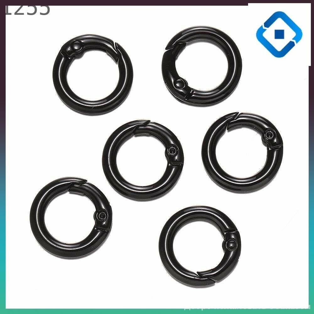 Кольцо карабин для сумок 19.5mm , цвет черная , 5 шт11