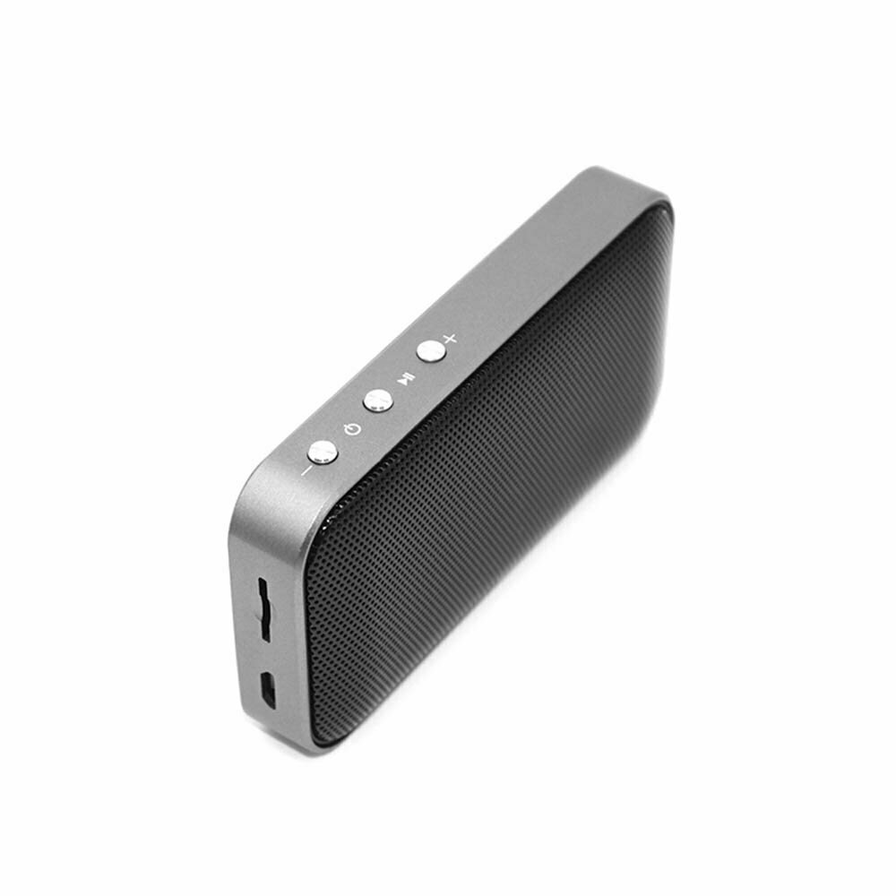 AEC BT209 Портативный беспроводной колонка Bluetooth Миниатюрный карманный музыкальный ящик с микрофоном Поддержка TF-карты Черный Серебристый 32mm 5W 450mAh 91*47*20mm 81g