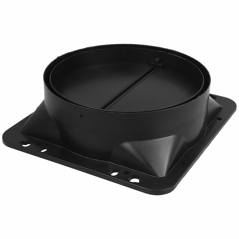 Задвижка Для Вытяжки Предотвращение Обратного Потока Вентиляция Против Жировых Отложений Черный Абс 1 Комплект