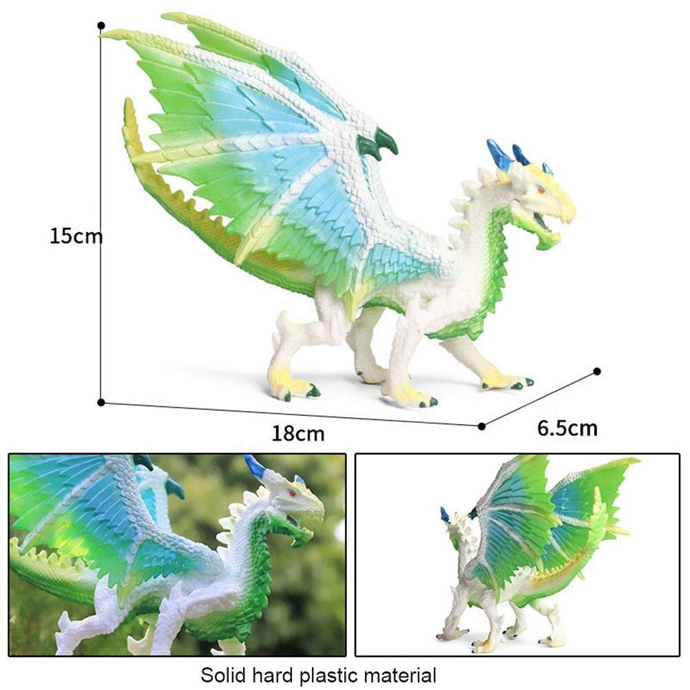 Ice Dragons Toy Action Figure for Children Realistic Dinosaur Model Kids Birthday Gift Toys