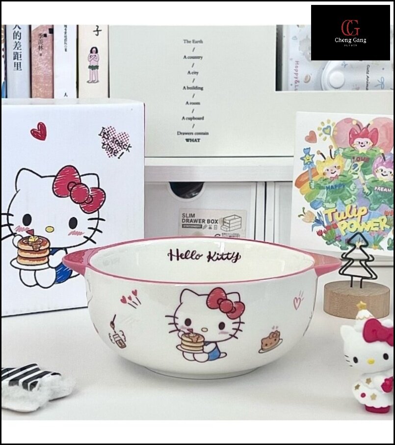 Эксклюзивная детская тарелка для супа Sanrio с мультяшным дизайном, керамическая чаша Куломи