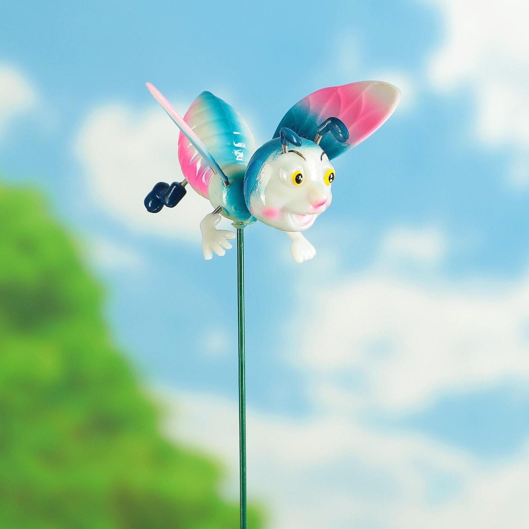 Штекер TAKE IT EASY "Веселая пчелка", декор, высота 40 см, микс