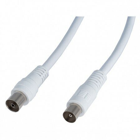 PERFEO Кабель ТВ вилка - ТВ розетка, длина 2 м. (T5002)