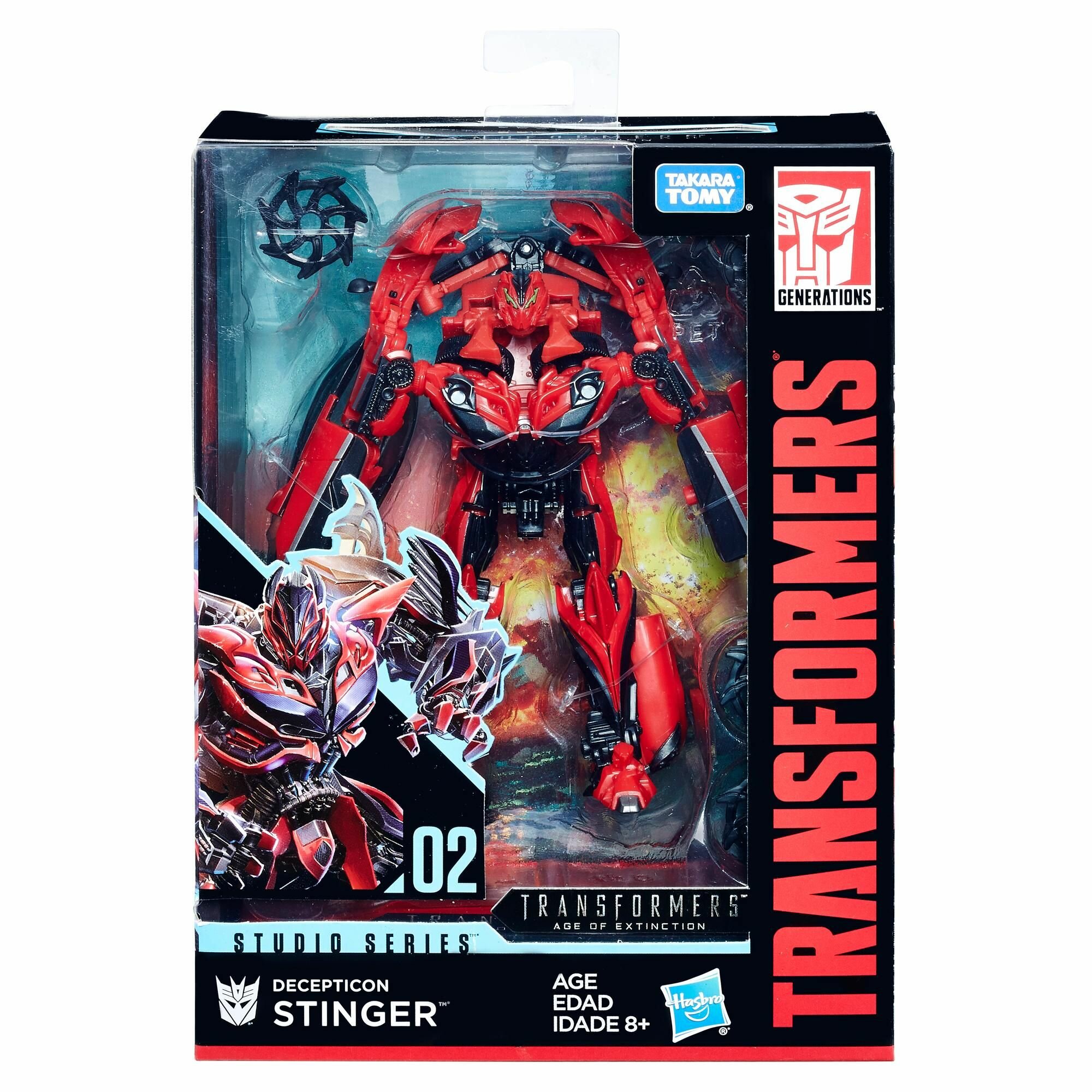 Трансформеры Игрушка хасбро 02 Жало Deluxe Class Transformers Studio Series Transformers: Age Of Extinction