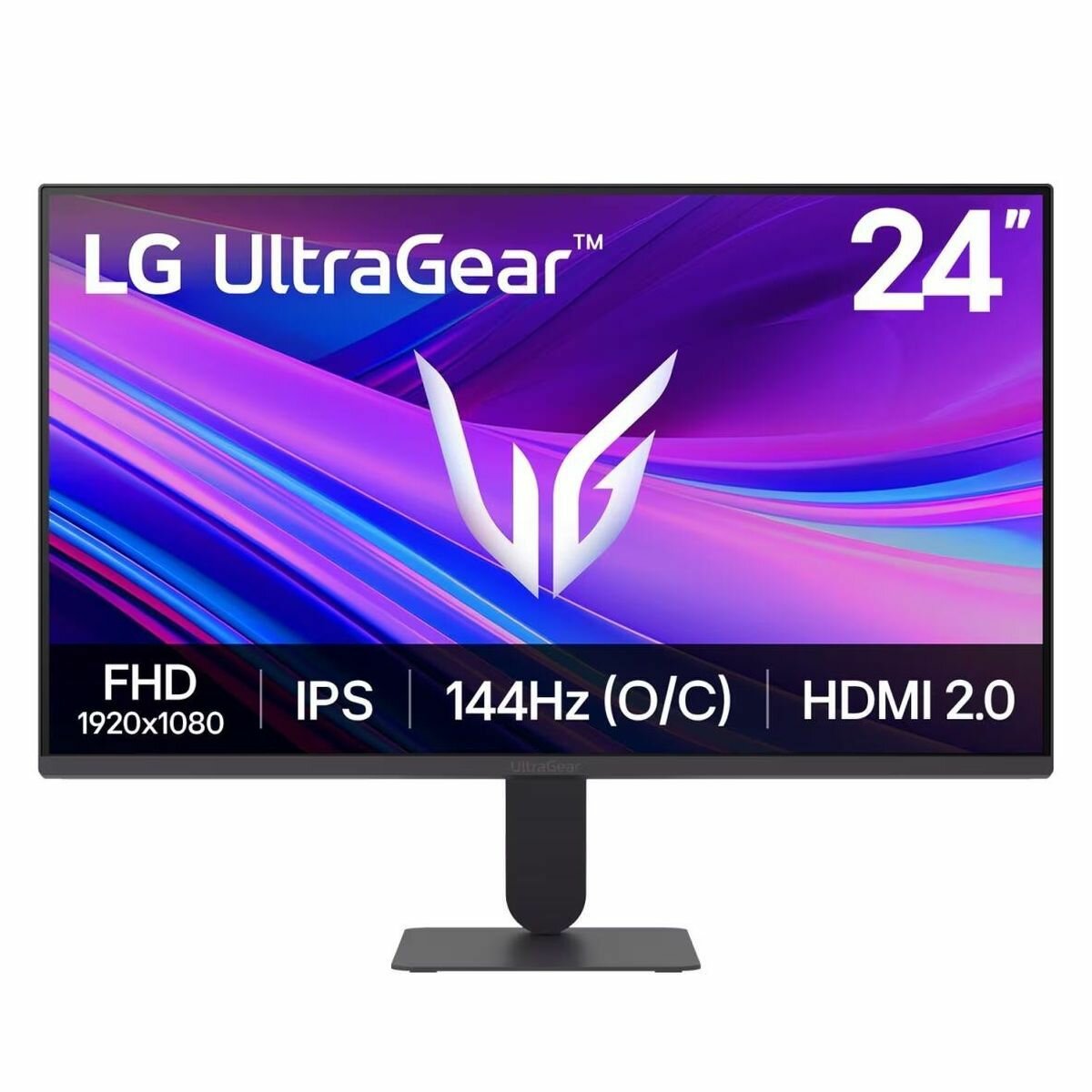 Игровой монитор LG UltraGear 24" 24G411A-B, Full HD (1920x1080), IPS, 144 Гц, HDMI+DP, черный (24G411A-B. ARUZ)