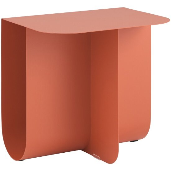 Столик журнальный Stool Group Laure, металл, красный