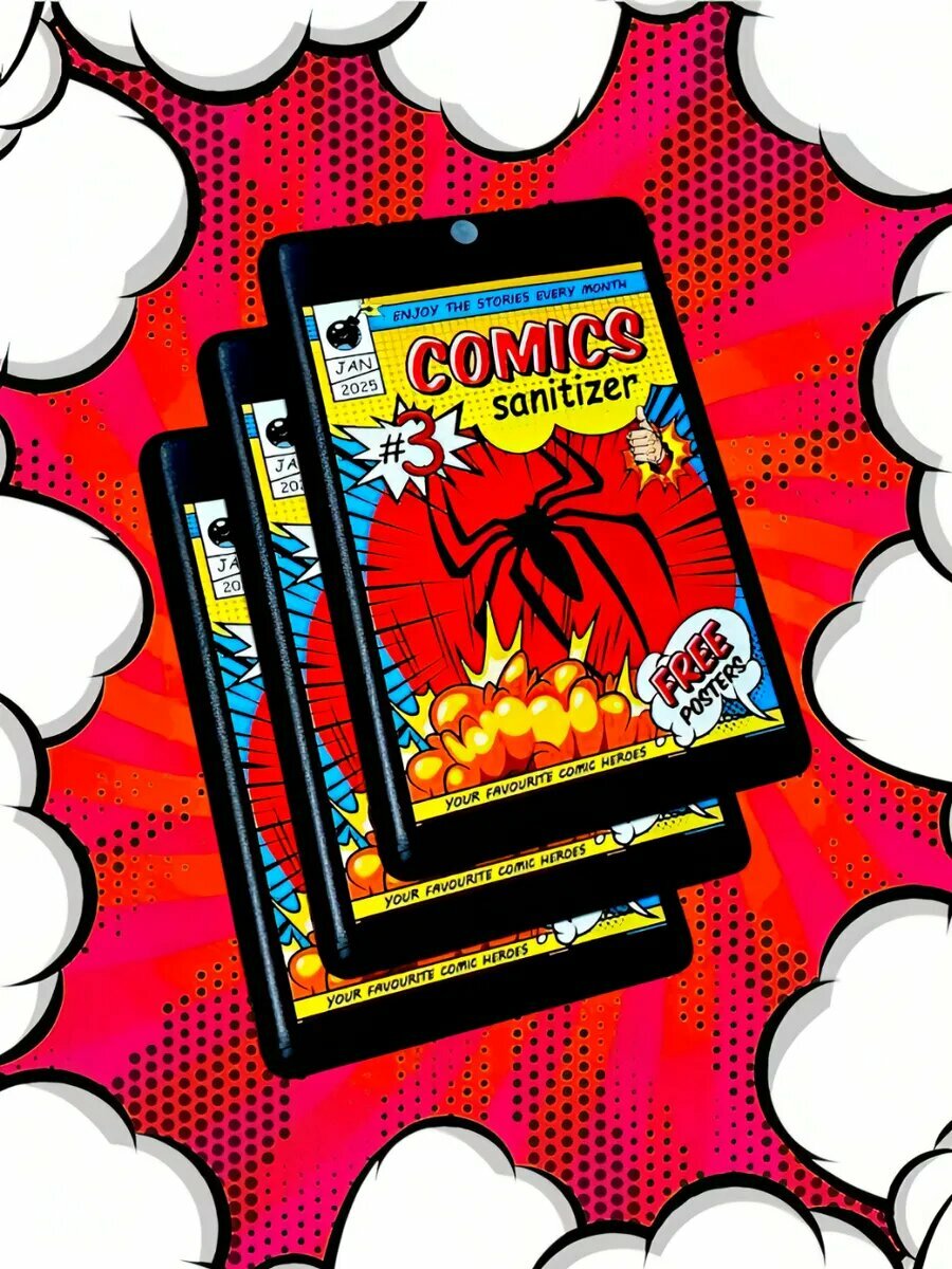 Санитайзер для рук спрей карманный 3 шт