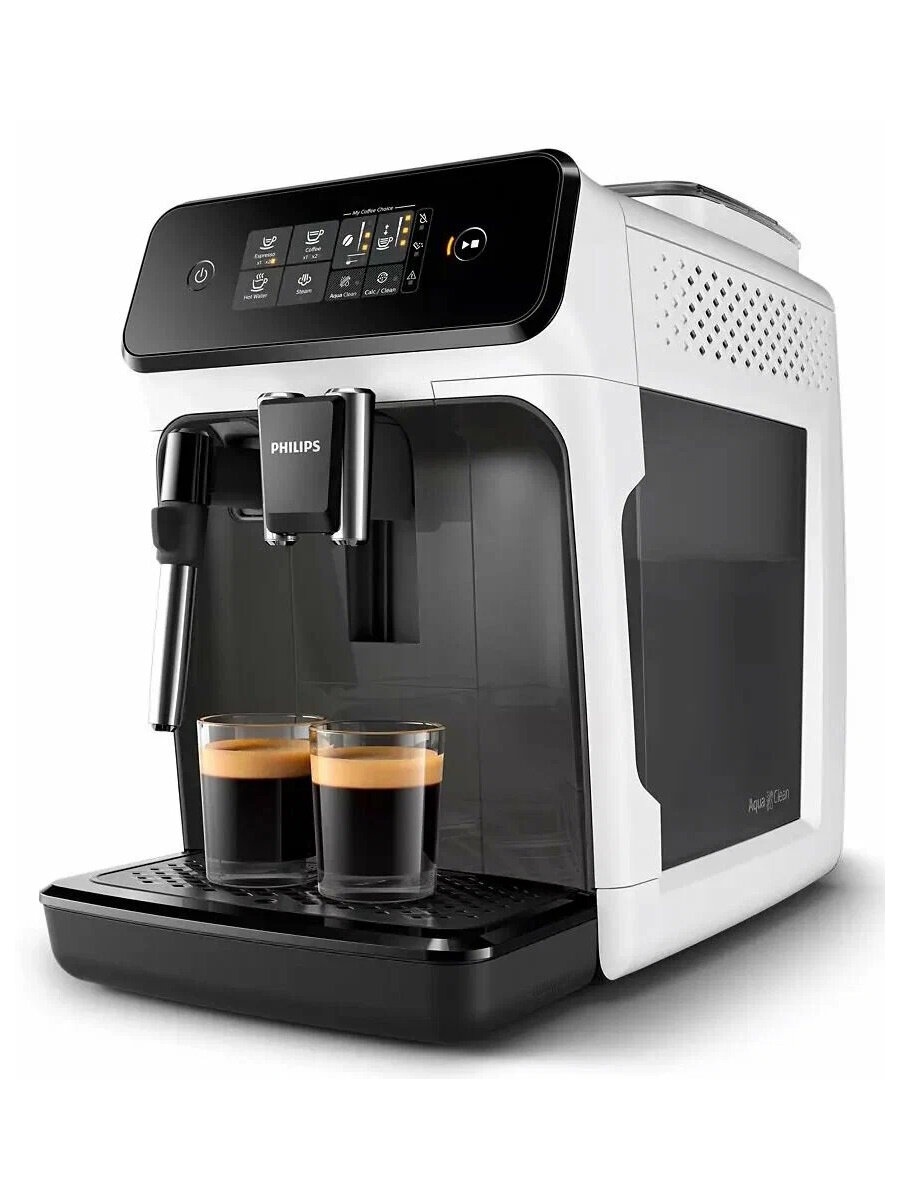 Кофемашина Philips Series 1200 EP1223/00 1500Вт черный/белый