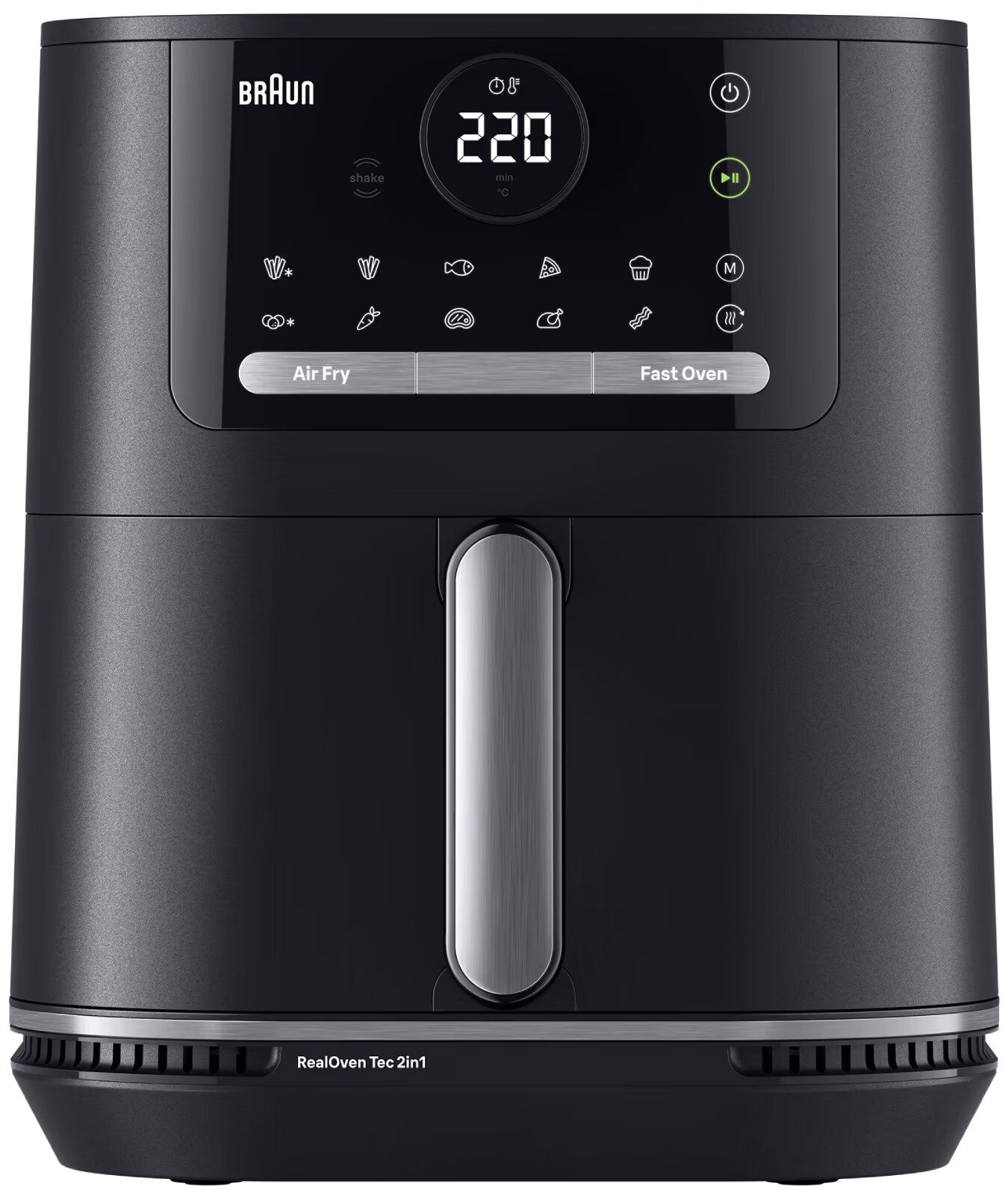 Аэрогриль Braun MultiFry 5 HF5050IBK 2в1, 2000 Вт, 6 л , 15 программ