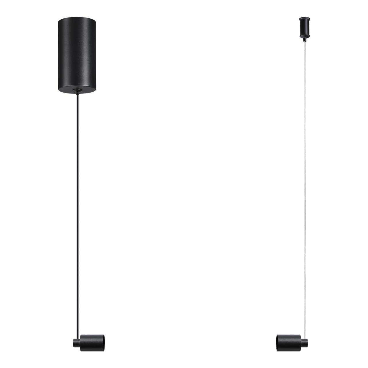 NOVOTECH 359360 KONST NT24 060 черный Корпус накладной с драйвером для подвесного горизонтального монтажа светильников 359343-359358 IP20 8-24W 170-265V VITZ
