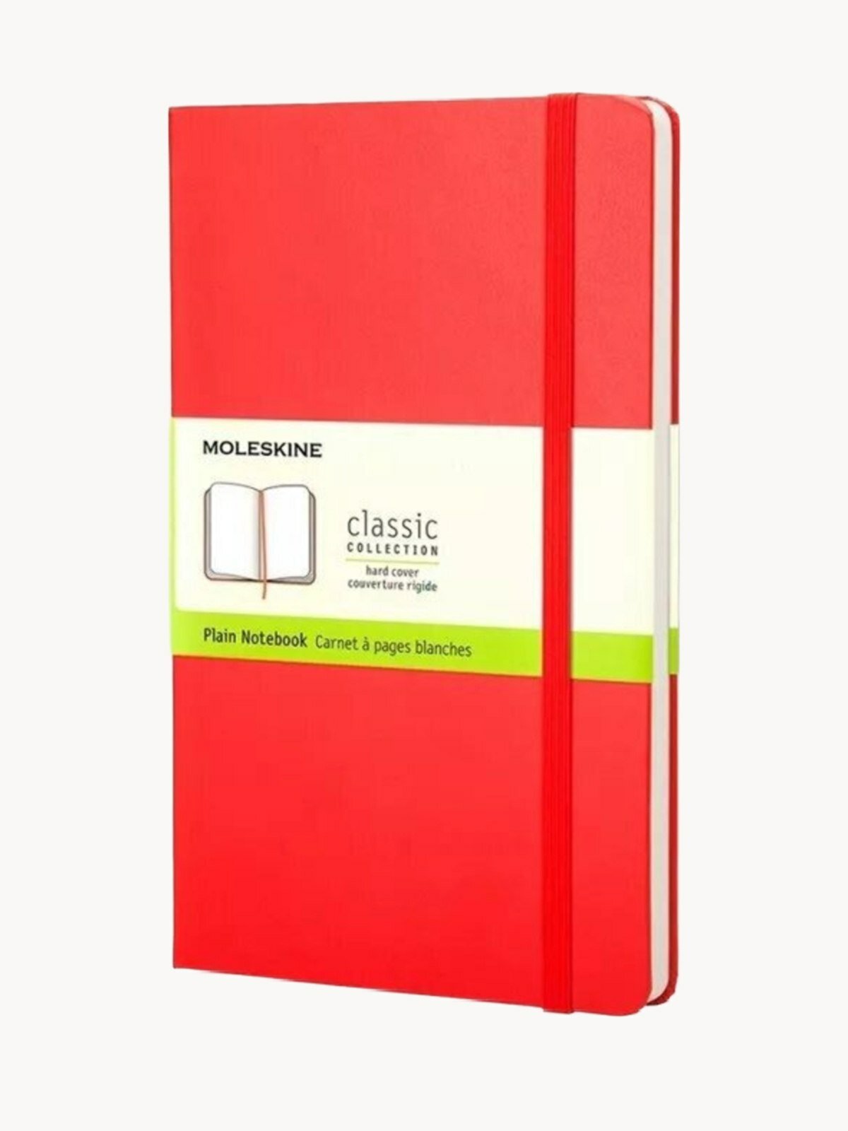 Блокнот Moleskine Classic QP012R Pocket 90x140мм, 192стр, нелинованный, твердая обложка, красный