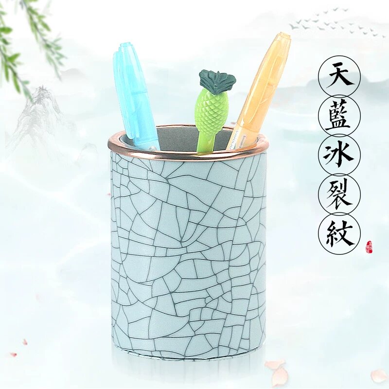 Настольный органайзер для ручек, креативный, стильный и милый декор для офиса, канцелярские принадлежности для деловых