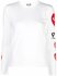 Толстовка Comme des Garcons PLAY, размер S, , белый,