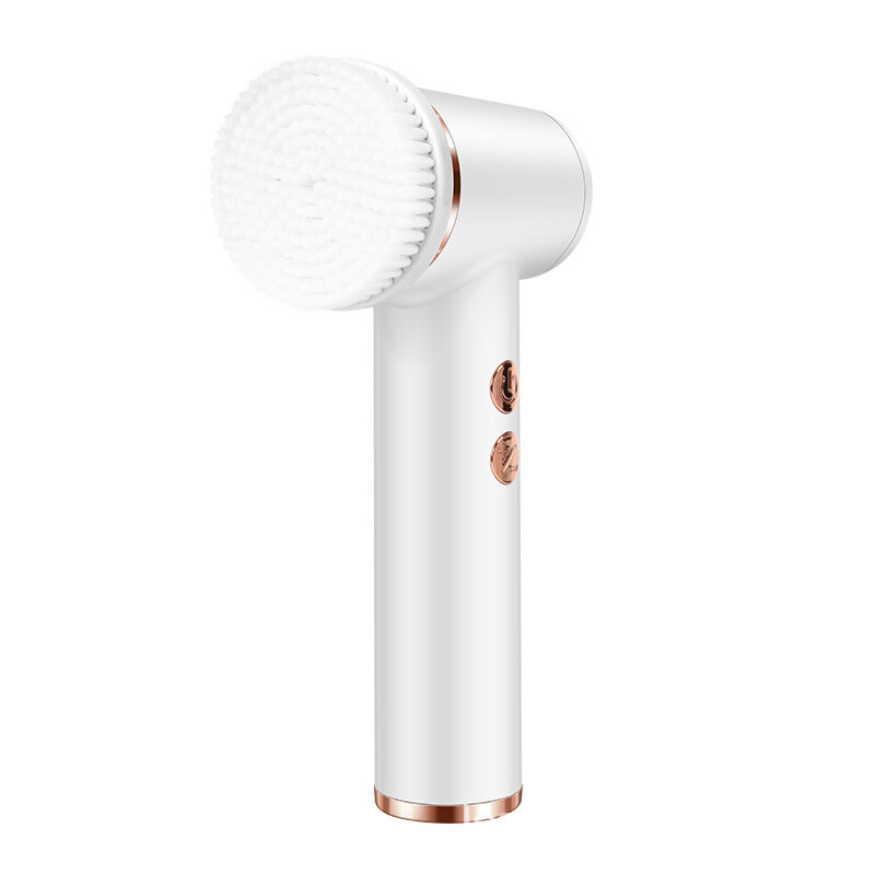 Новый электрический силиконовый очиститель лица, щетка для очистки пор, магическое устройство, 5-скоростной массажный прибор для красоты, водонепроницаемое устройство для умывания лица