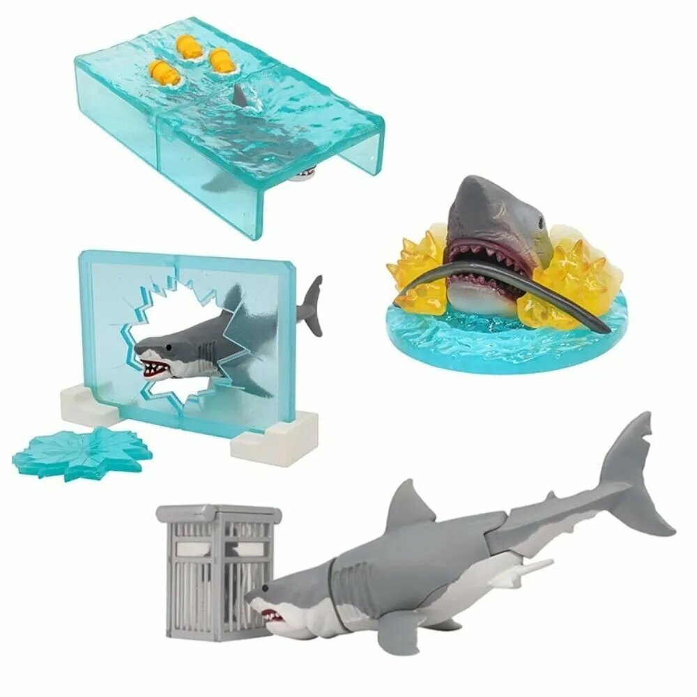 TAKARA TOMY A.R.T.S JAWS 1 2 3 Игрушка-капсула с фигурками - набор 4 шт.