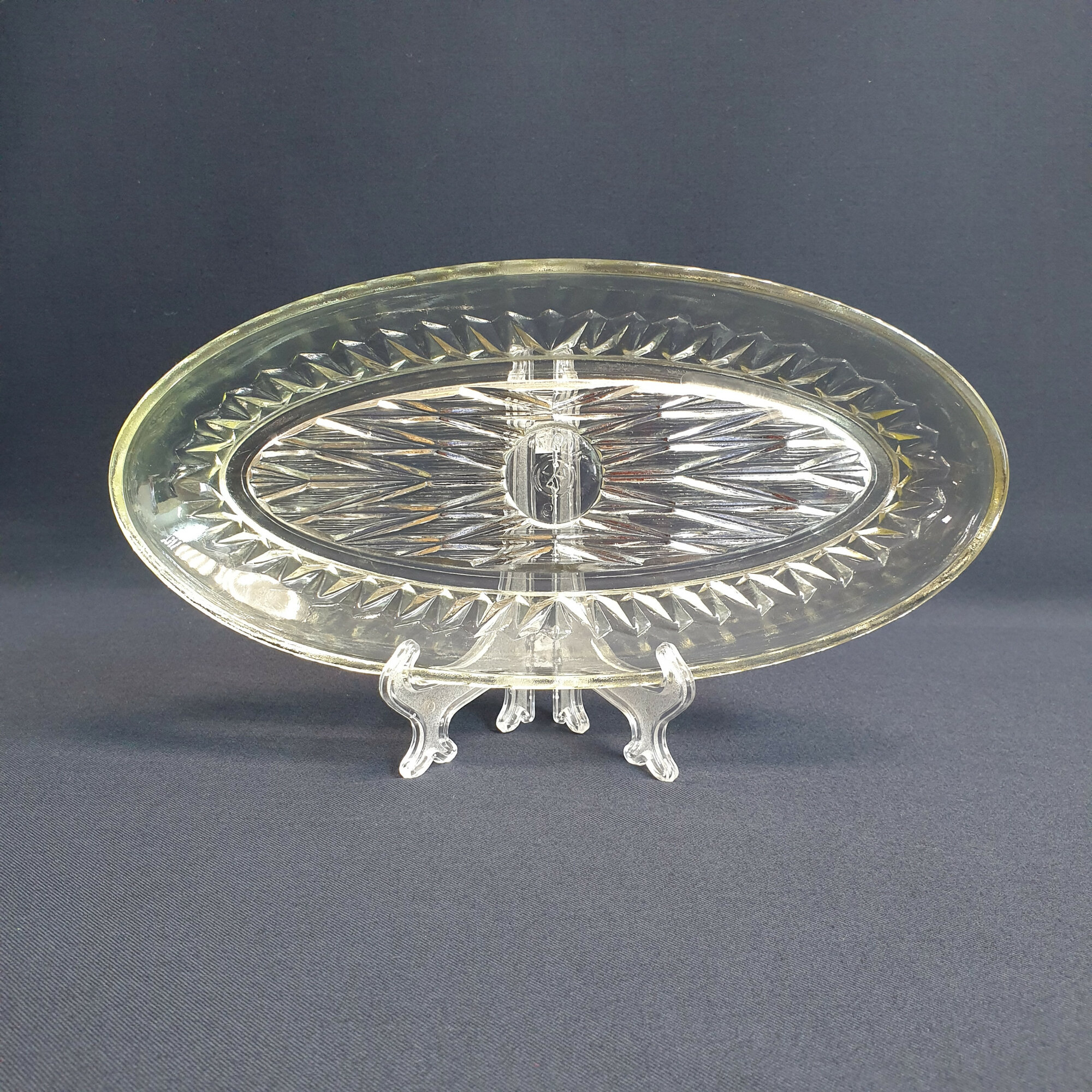 Селедочница Уршельский з-д, стекло, винтаж СССР