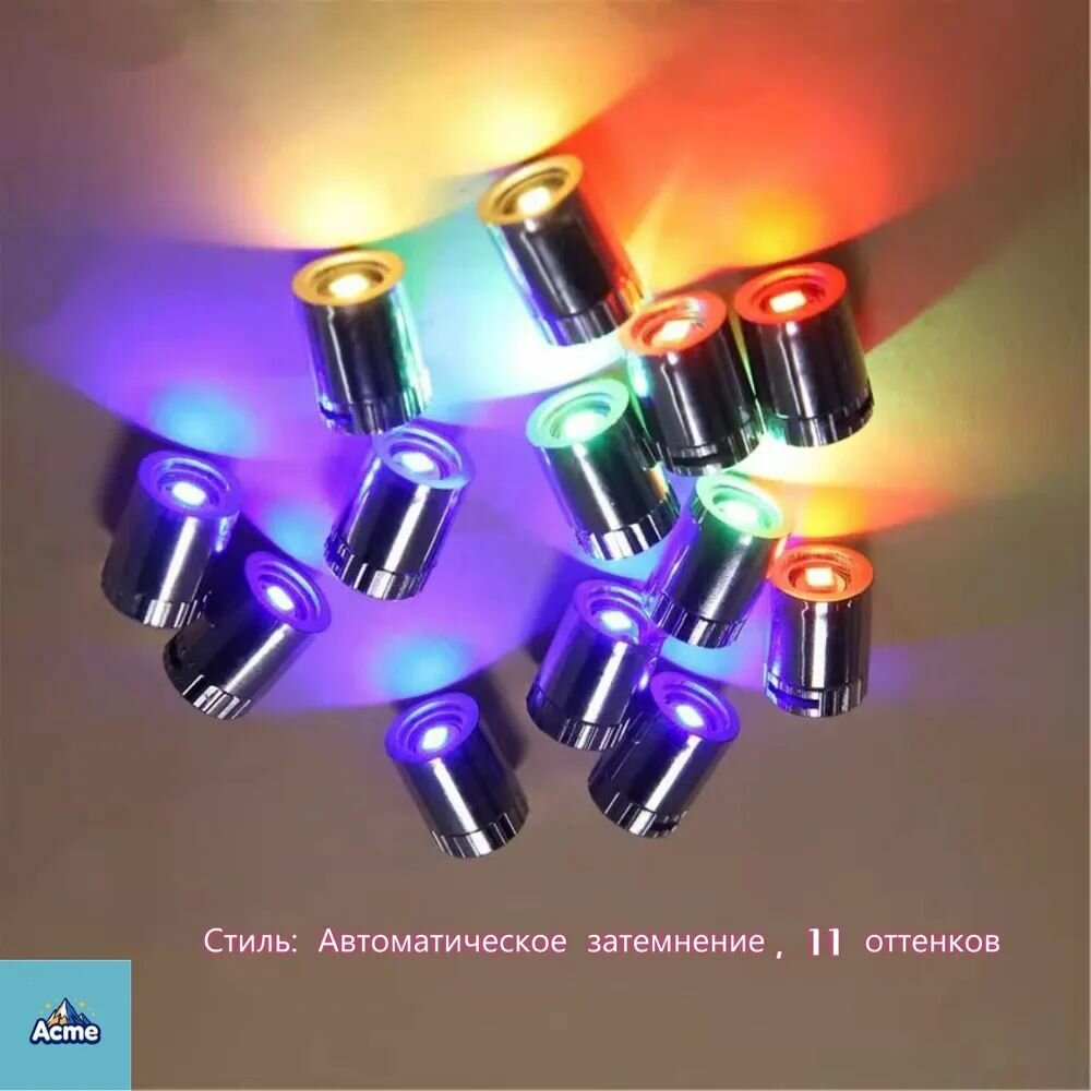 Набор из 11 мини LED ламп для рукоделия, DIY, освещения кукольного домика, на батарейках, совместимо с конструкторами