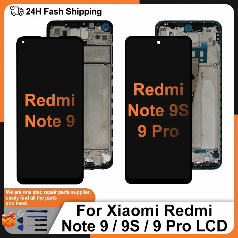 OEM ЖК-дисплей для Redmi Note 9, дисплей M2003J15SC, ЖК-экран, сенсорный дигитайзер для Redmi Note 9S 9Pro M2003J6B2G, детали в сборе