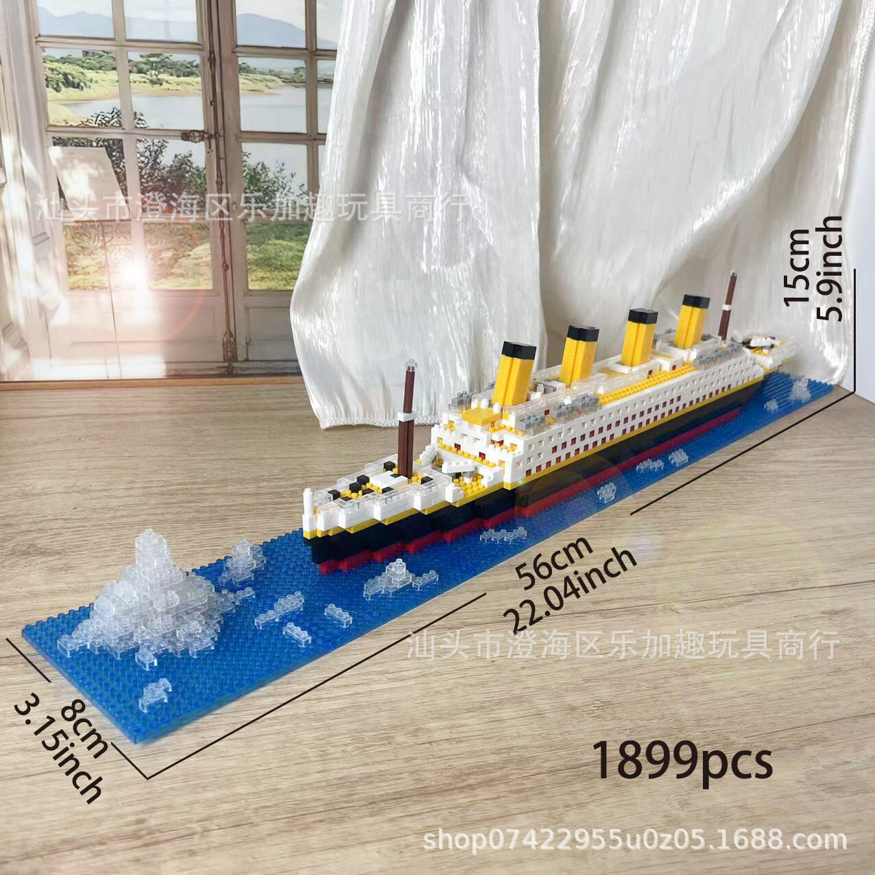 Конструктор-корабль Титаник LEGO-совместимый, 3363 детали, детальная модель корабля для коллекционеров