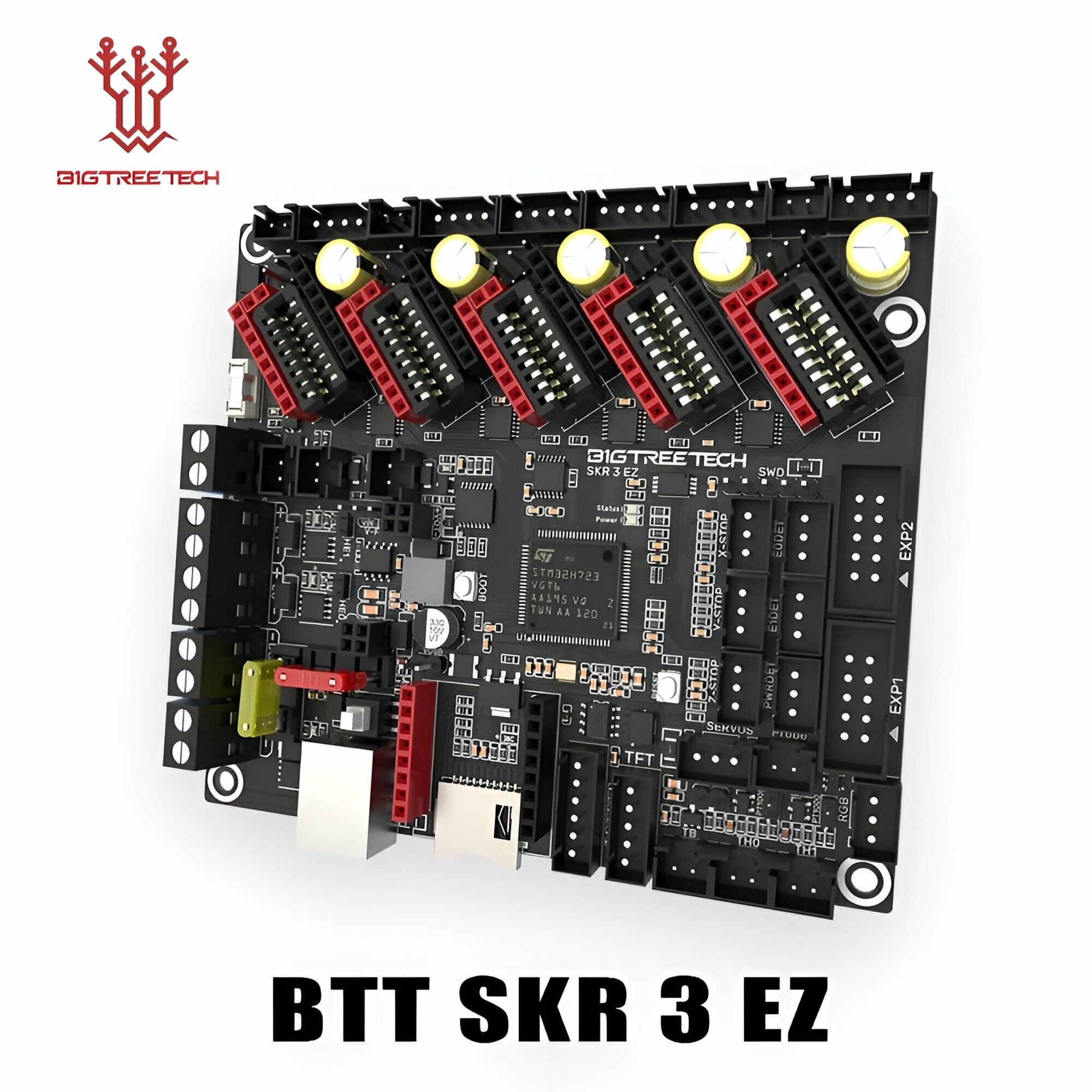 Плата Bigtreetech SKR 3 EZ. Материнская плата BTT SKR v3.0 EZ.