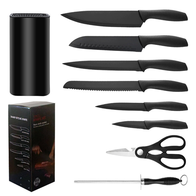 Набор кухонных ножей для дома, овощной нож, фруктовый нож, нож для нарезки, нержавеющая сталь, шеф-нож в наличии
