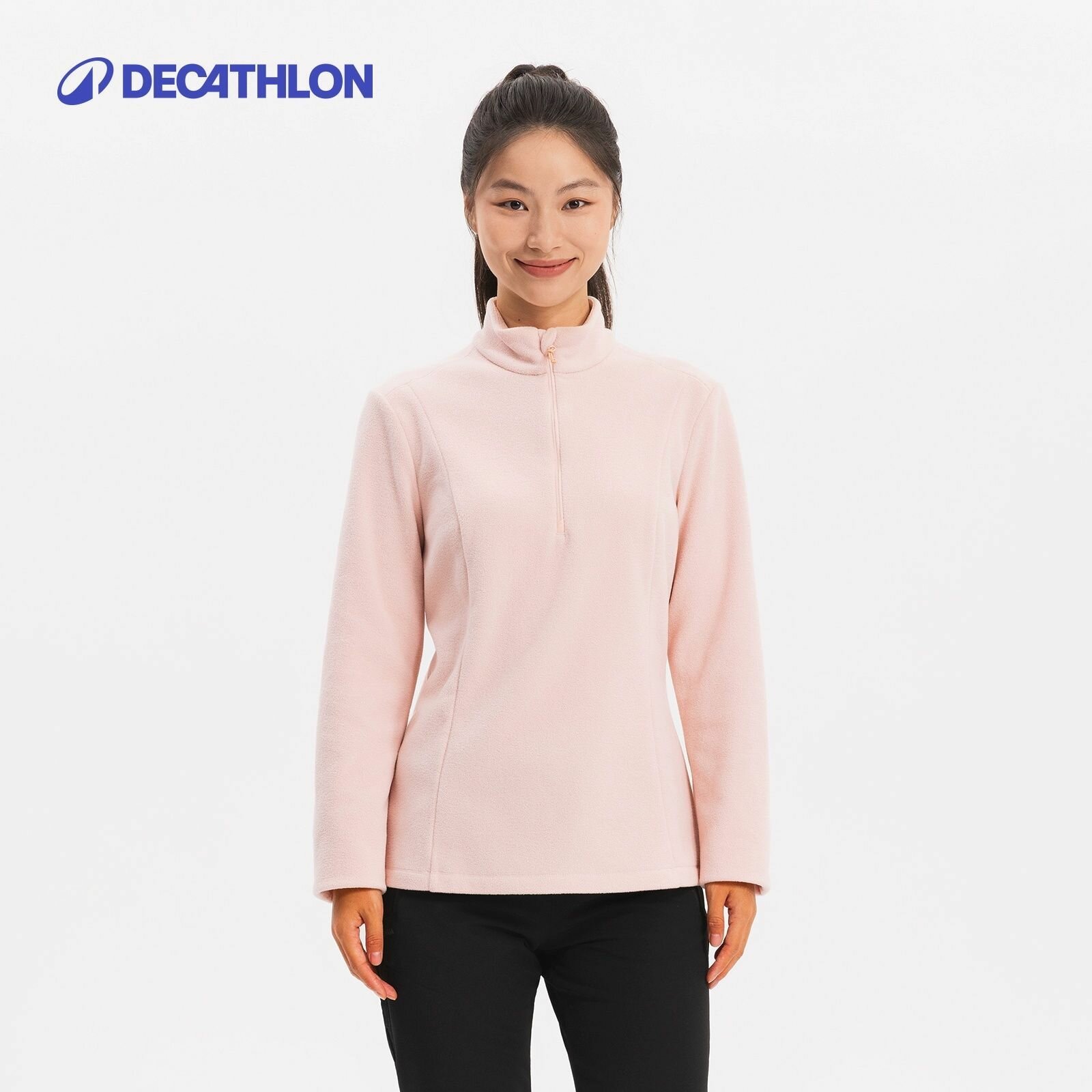 Теплая флисовая куртка Decathlon, уличная флисовая куртка, спортивная свободная толстовка для мужчин, флисовая куртка, внутренняя куртка для женщин ODT1