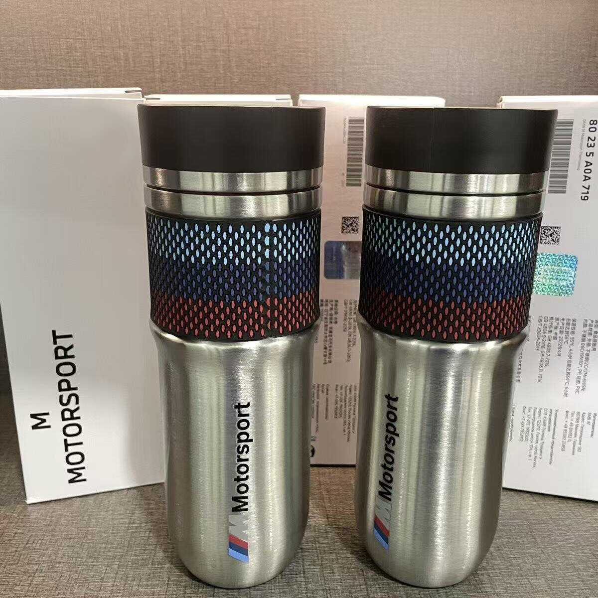 Термокружка "BMW М Motorsport", герметичная, нескользящее дно, 0,45 л