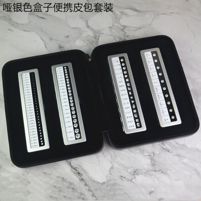 Имитация голого алмаза, сравнение размеров циркона, цвет камня, вес алмаза, диаметр, соотношение размеров, плотность, учебный инструмент, демонстрационный реквизит