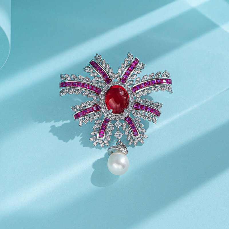 2026 Xiliang Concubine TikTok Live Горячая продажа Высококачественная брошь с бантом Жемчужный корсаж Оптовая продажа DIY Пустые аксессуары для крепления