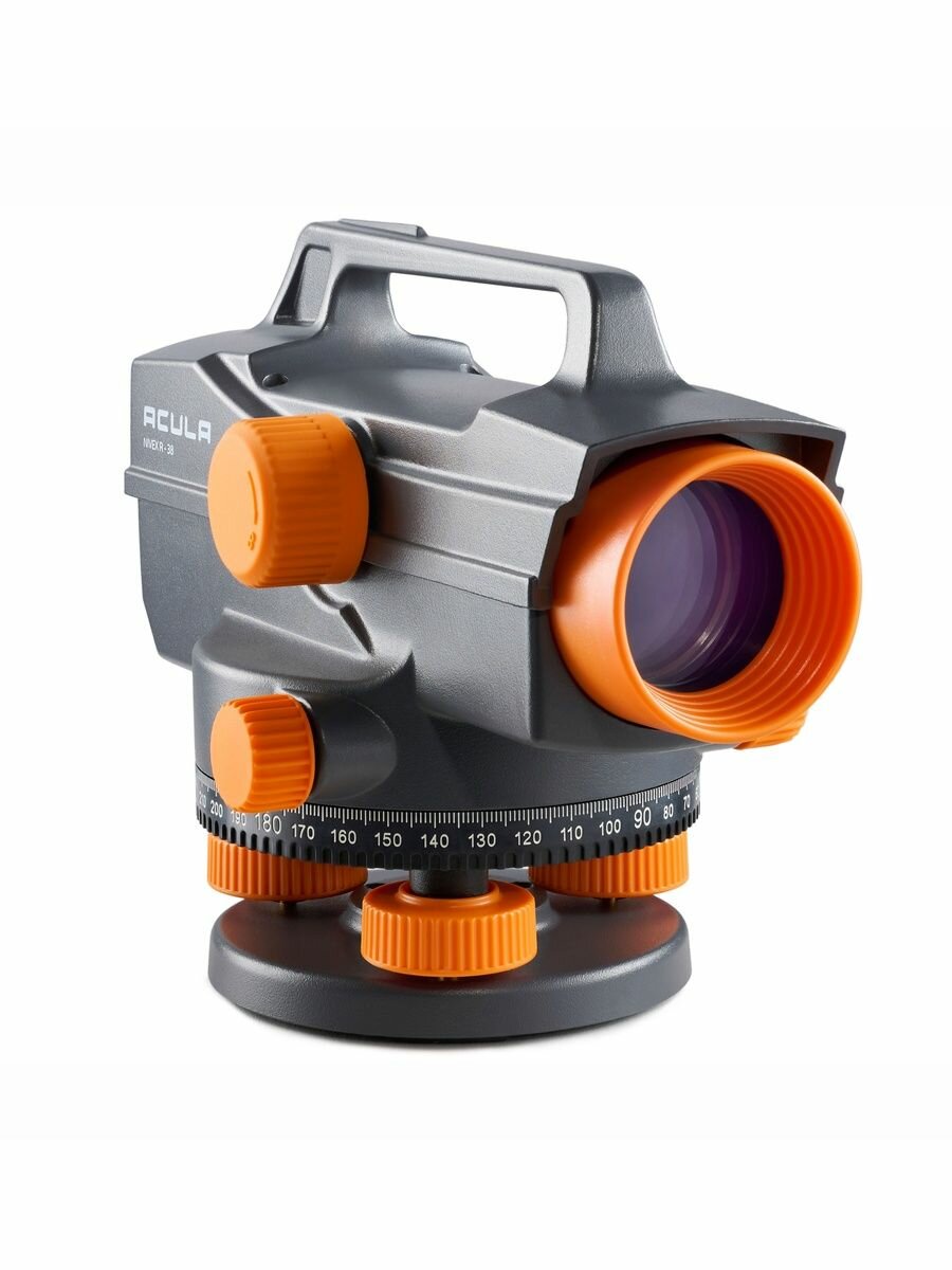 Специальный высокоточный оптический нивелир с усиленной защитой от ударов, вибраций, воды и пыли ACULA NIVEX R-38 (кратн. х38; точн.0.7 мм/км; объектив 40 мм; IPX6)