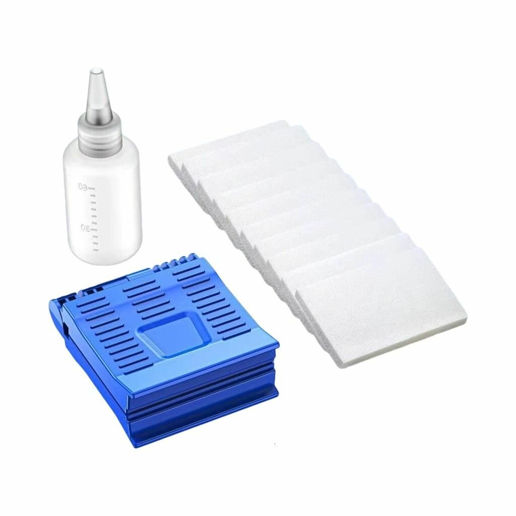 Зажим для очистки оптического волокна с чистящей ватой, - Зажим для протирки волокон