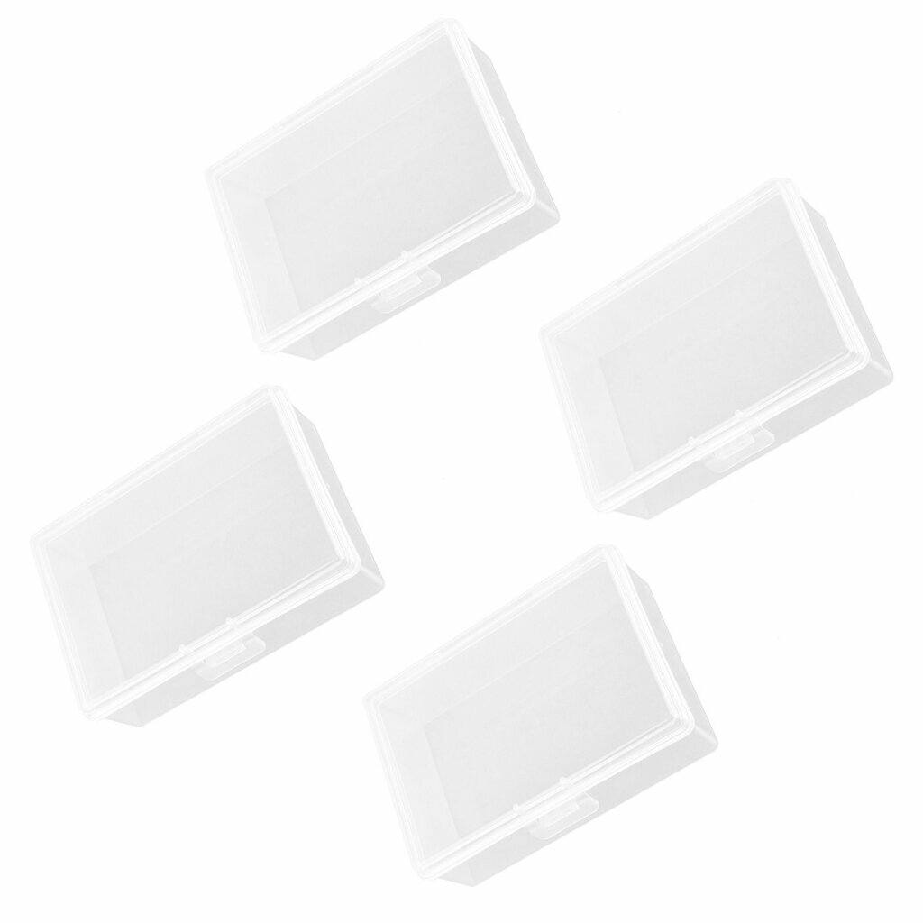 4 шт, держатель для ящика для хранения игровых карт, прозрачные пластиковые чехлы для игральных карт для банков, бизнеса, долговечности игр