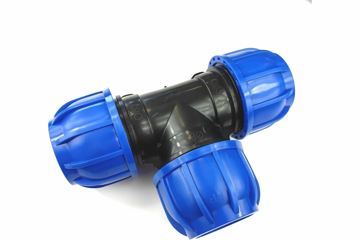 Тройник ПНД 63 разборный