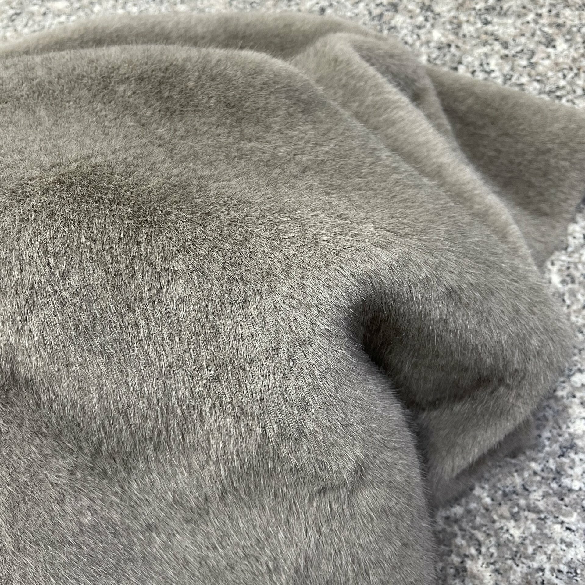 Новая ткань из искусственного меха норки с высоким и низким ворсом, двухцветная окрашенная, заостренная серебристо-голубая норка, высота ворса 12 мм, 45160 см, доступно несколько вариантов