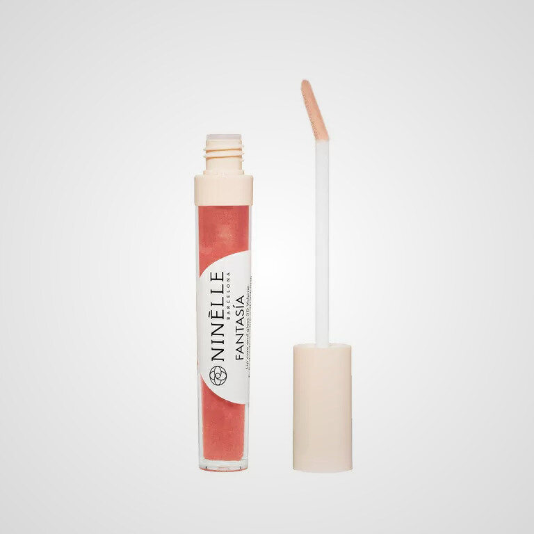 Блеск и уход для губ 3D объем тон 722 Нежный розовый NINELLE LIP CARE AND GLOSS 3D VOLUME FANTAS? A NINELLE №722 Блеск для губ 3,5 гр