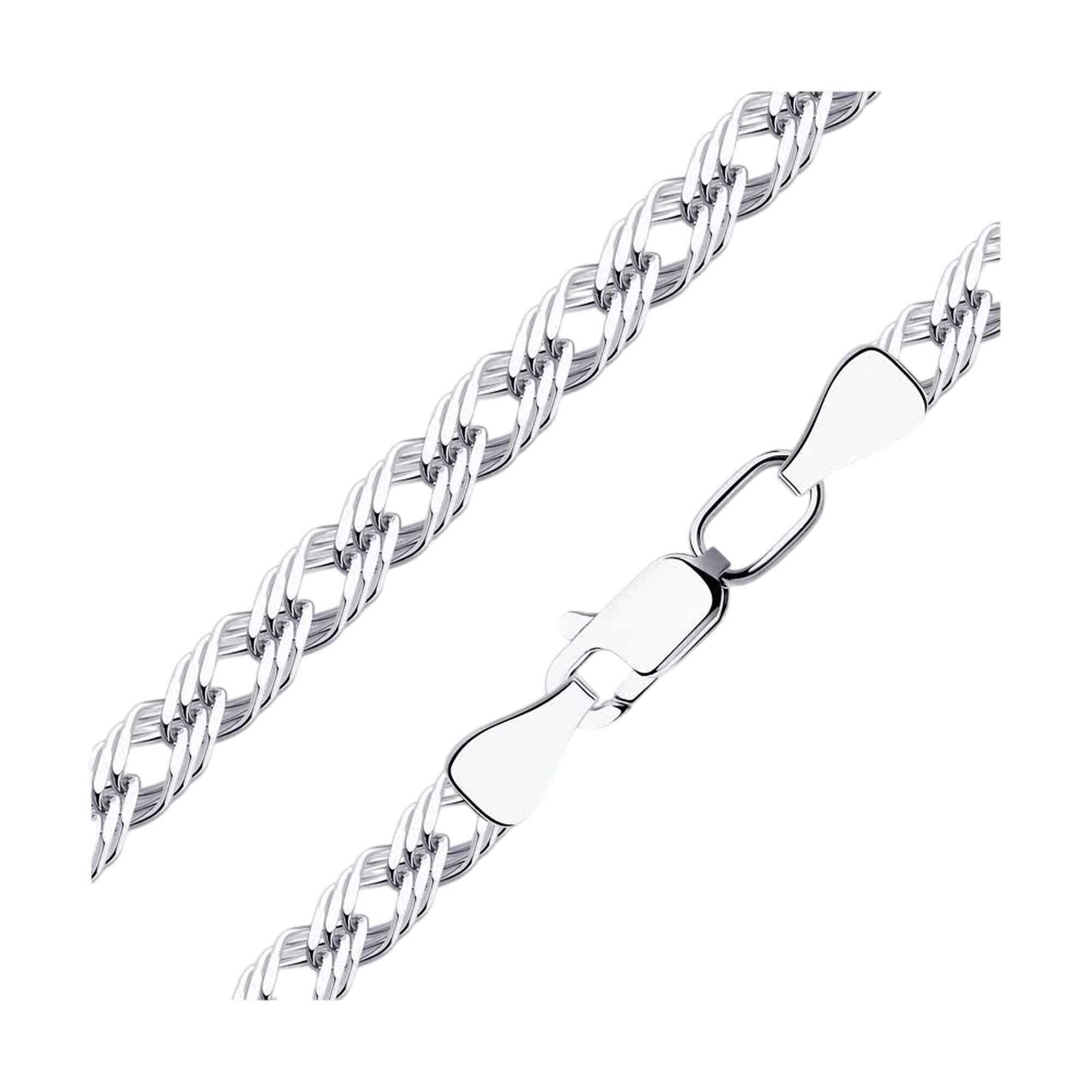 Цепь серебро, 925 проба, родирование