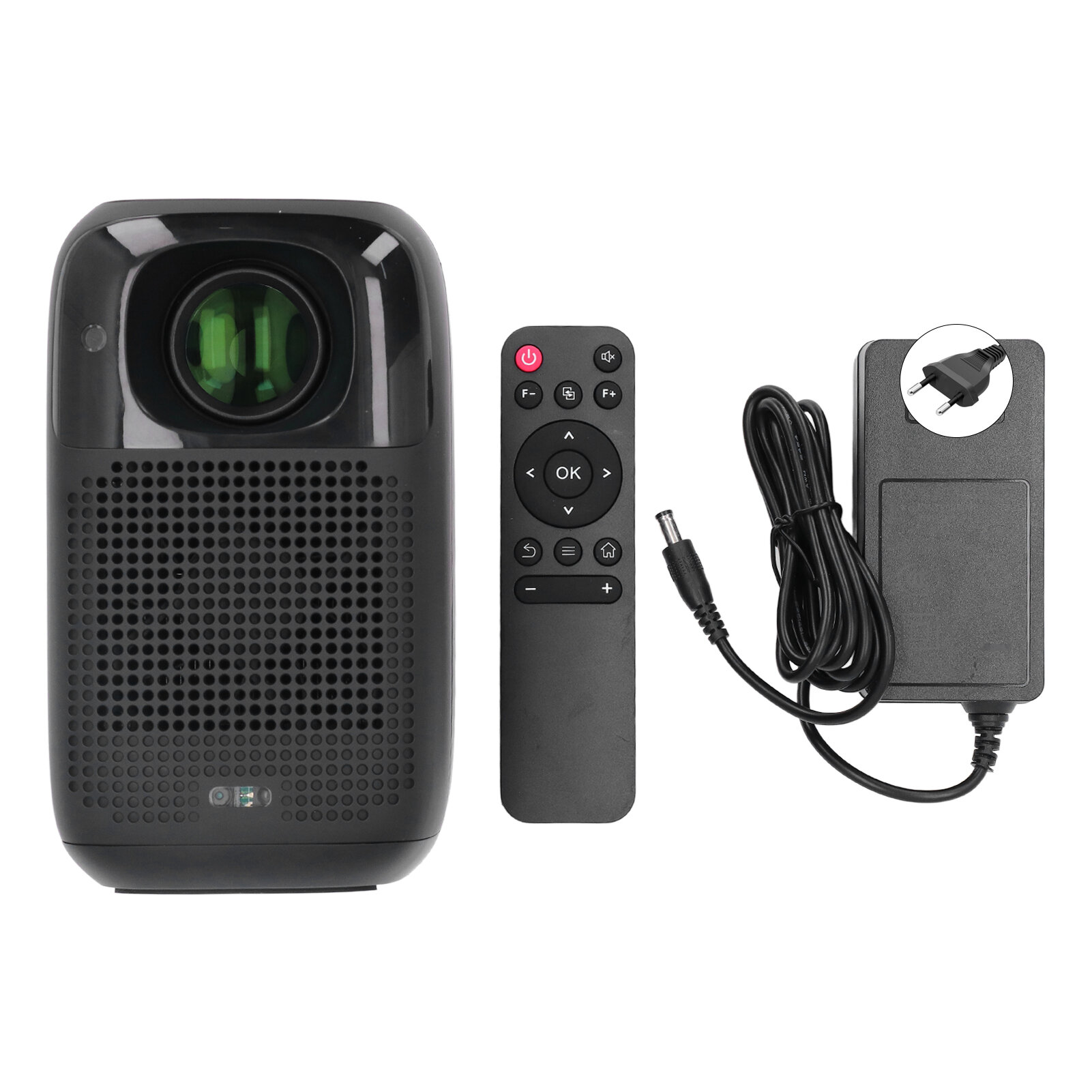 Проектор Wi-Fi/Bluetooth, встроенная поддержка, 1080P HD, 4K, коррекция трапеции, автофокус, для дома и улицы, 100-240 В, вилка EU.