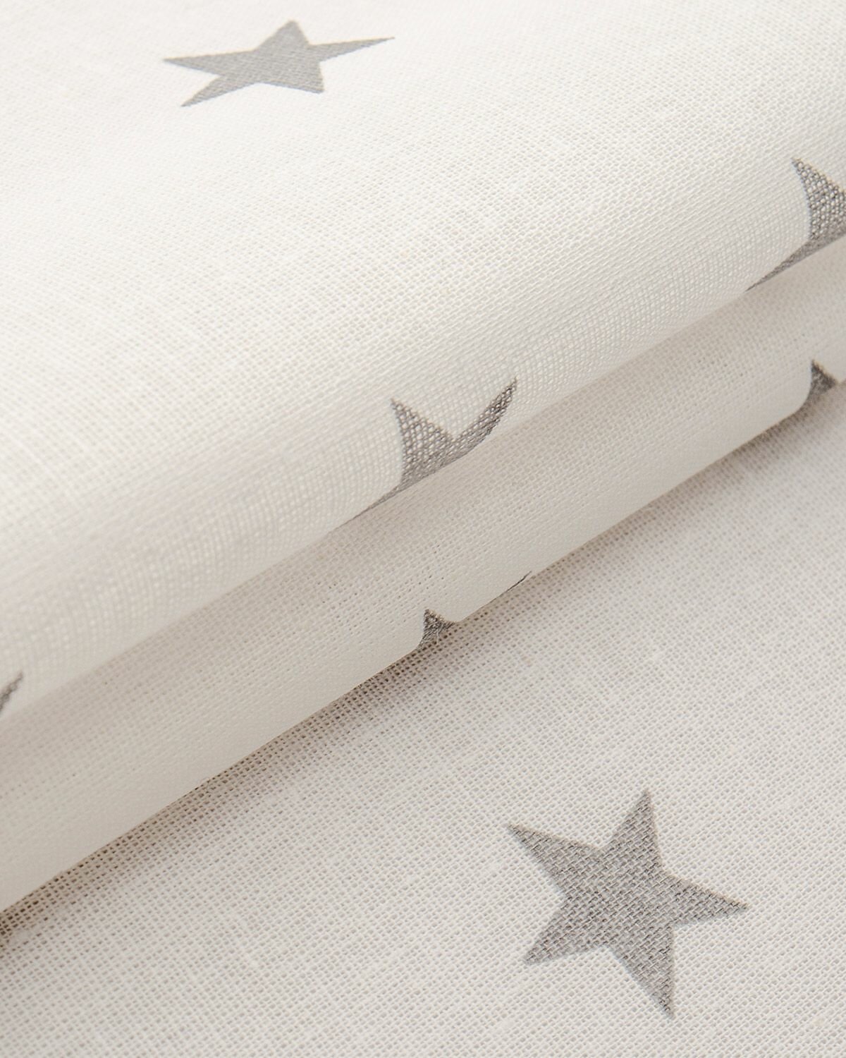 Ткань Ростовские звезды (Бязь 150 см) хлопок для шитья постельного белья и одежды, отрез 1 м*150 см, цвет белый