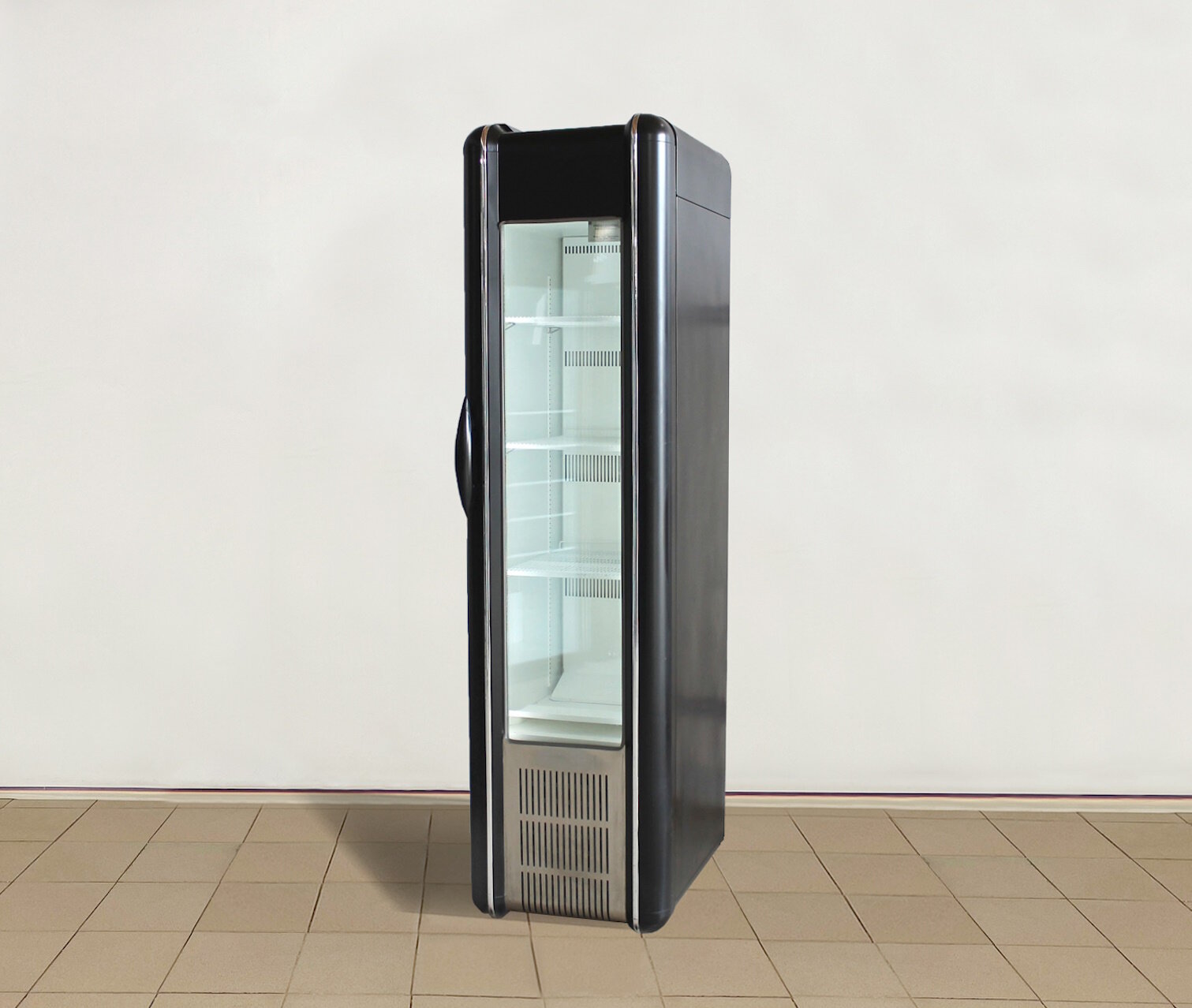 Шкаф холодильный барный Frigorex Retro, черный