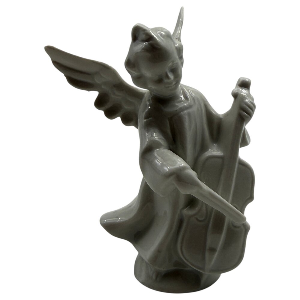 Статуэтка "Ангел музыкант Виолончель", 9 см, фарфор, 1970-1980 г, Европа